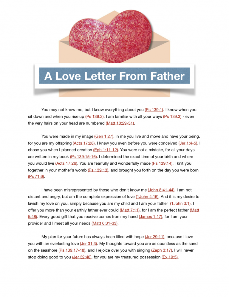 Letter From Our Father God | A Dream LYFE